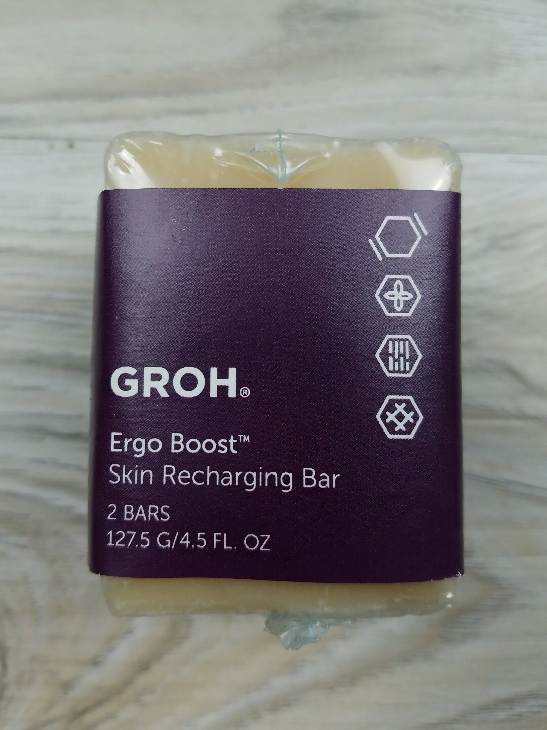 Groh Ergo Boost Skin Recharging Bar 2 Bars 4.5 Fl Oz Treatment Care ...