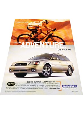 2004 Subaru Outback LL Bean - Original Vintage Advertisement Print Car ...