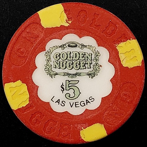 Golden Nugget, Las Vegas, $5 casino chip! red | eBay