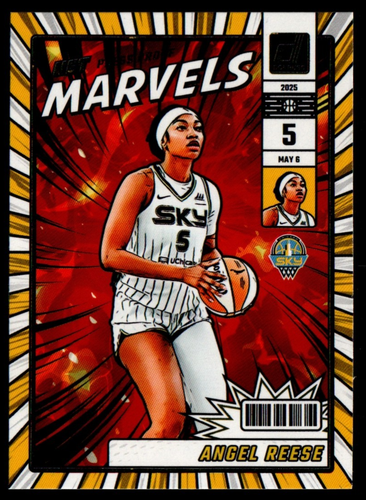 2025 Panini Donruss WNBA Angel Reese Net Marvels Press Proof #20 ...