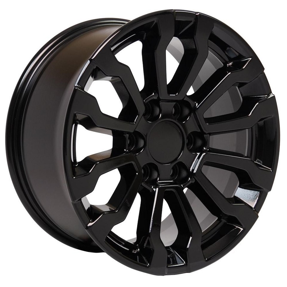 5909 Black 18 inch RT5 Wheel Fits Chevy GMC Cadillac Trucks | eBay