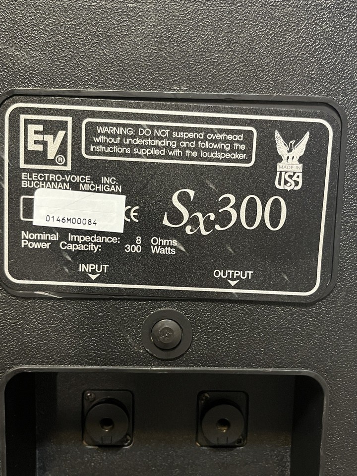 Electro-Voice EV Sx300 Speakers (Pair) – Pro 12” Passive PA ...