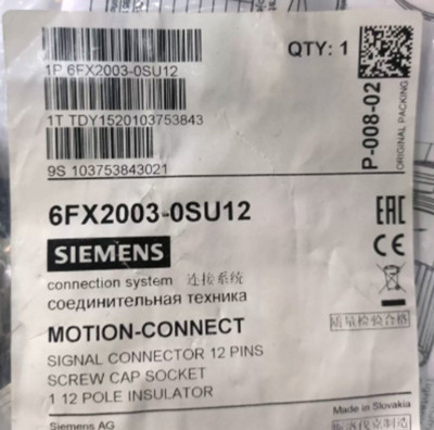NEW SIEMENS 6FX2003-0SU12 Encoder Connector | eBay