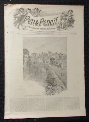 1888 PEN & PENCIL Illustrated Newspaper v.4 #99 VG 4.0 Anciet Mail ...