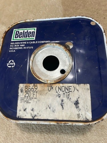 Belden 8669 Tinned Copper 1/2" Shielding Bonding Cable @ 75 feet | eBay