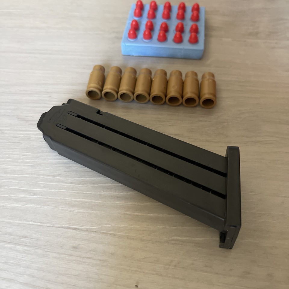 Magazine Clip Cartridge EVA Foam Bullet Refill for Manual Toy Guns 1911 ...