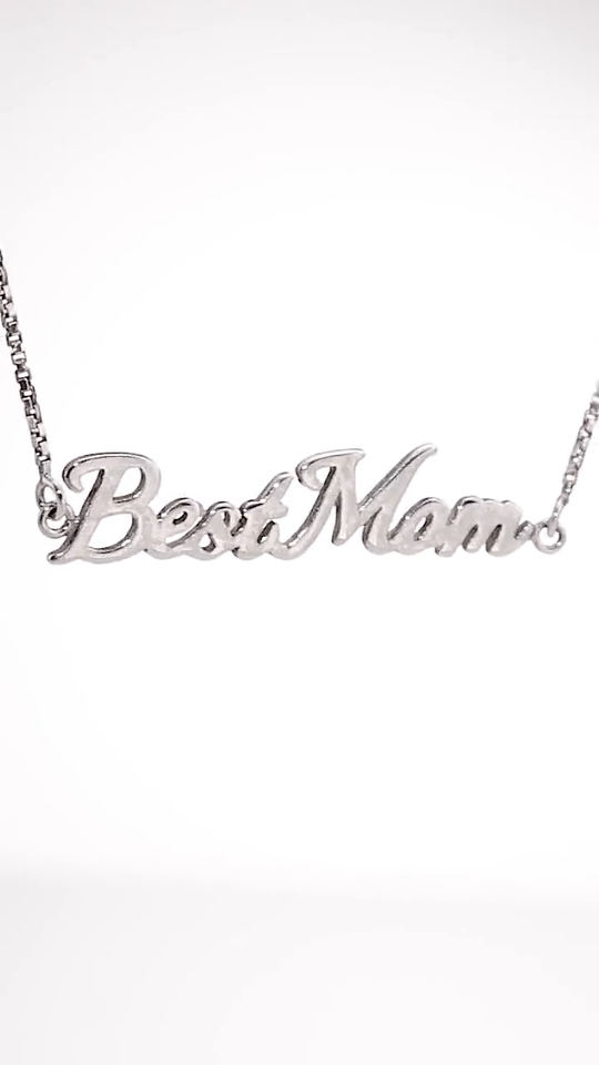 925 Solid Sterling Silver Best Mom Box Chain Bracelet Adjustable | eBay