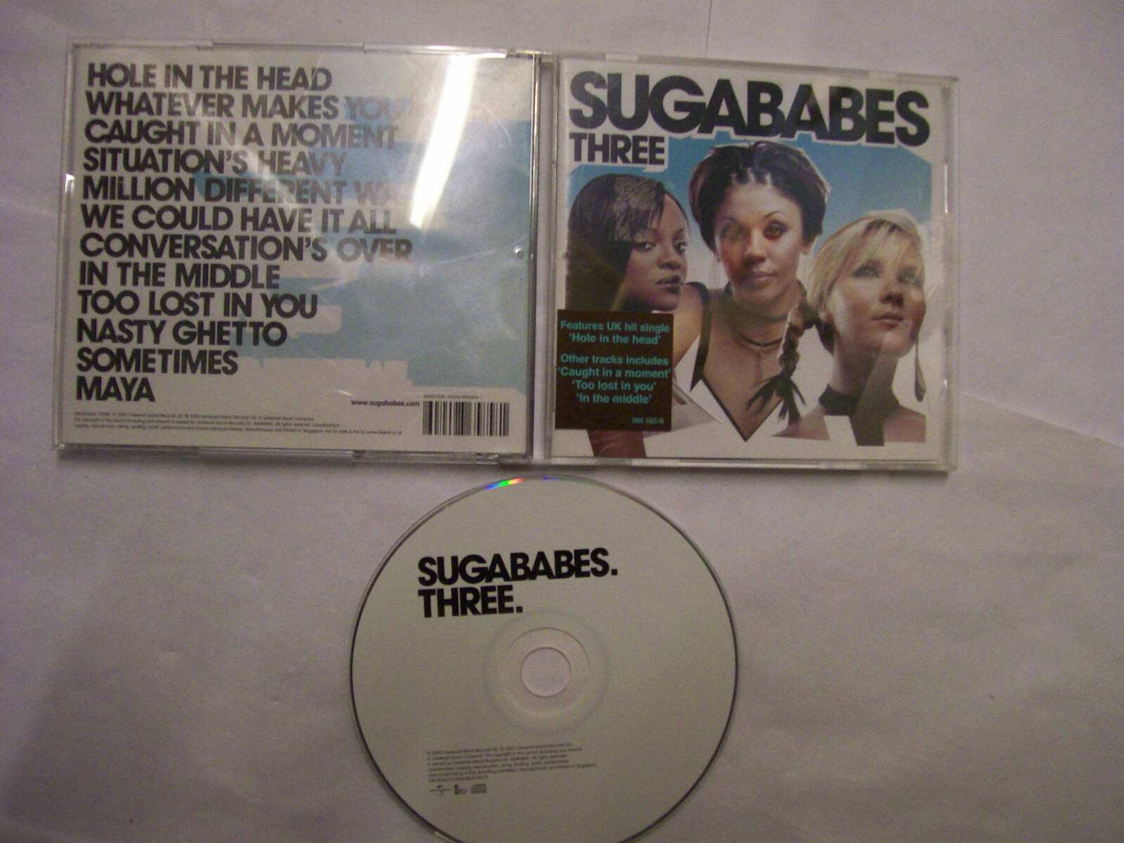 SUGABABES Three – 2003 SINGAPORE CD – Pop, RnB/Swing – V RARE! | eBay
