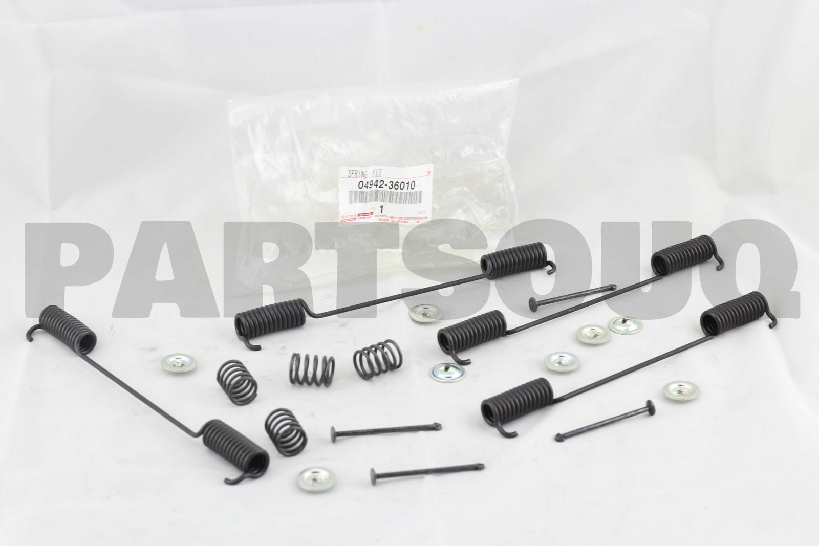 0494236010 Genuine Toyota SPRING KIT, REAR BRAKE 04942-36010 | eBay