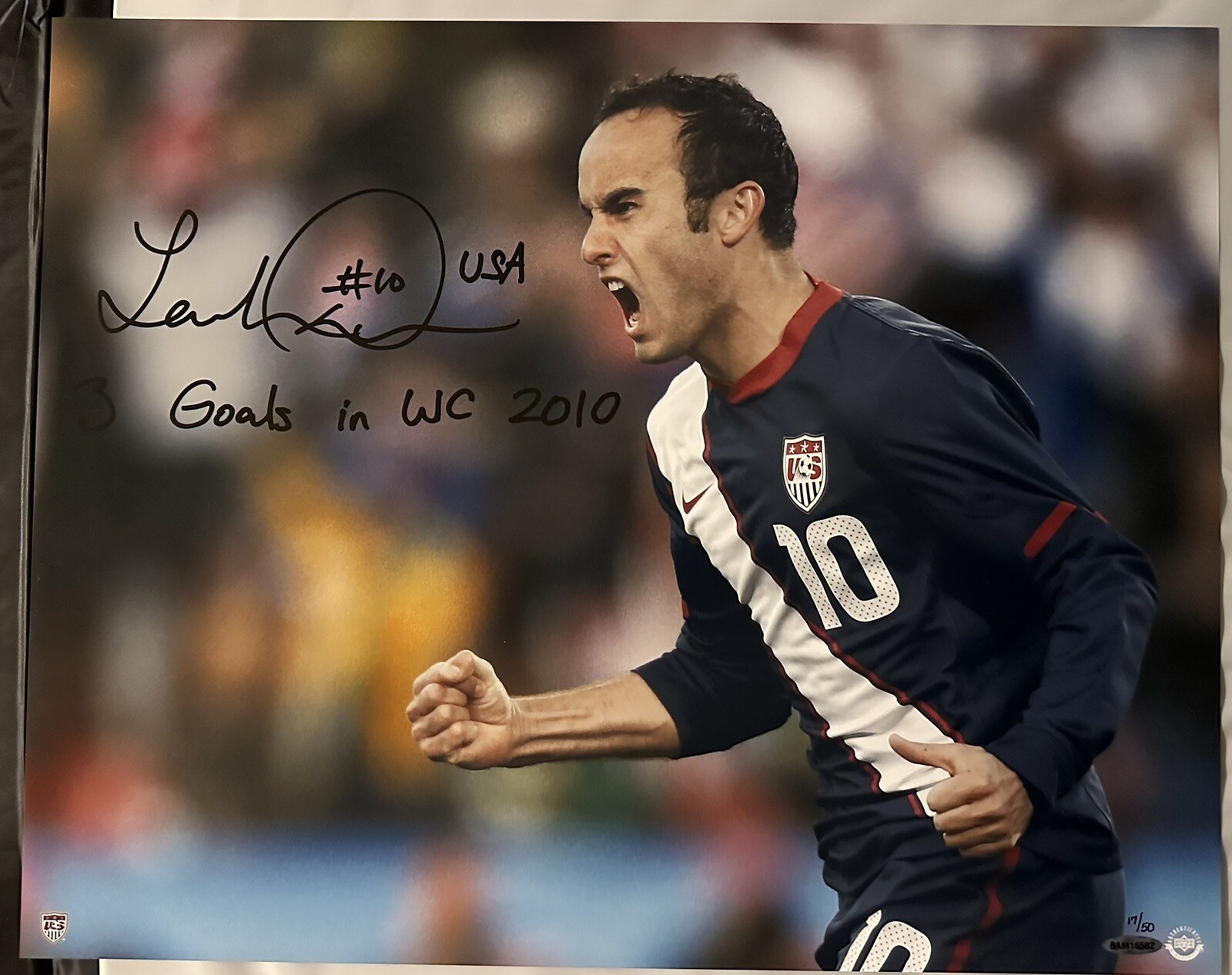 Landon Donovan Signed Autographed 16x20 Photo USA Soccer #17/50 UDA | eBay