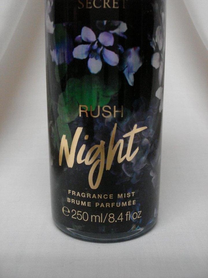 NEW! Victoria Secret ~RUSH NIGHT~ FRANGRANCE BODY MIST 8.4 fl oz *HARD TO FIND* | eBay