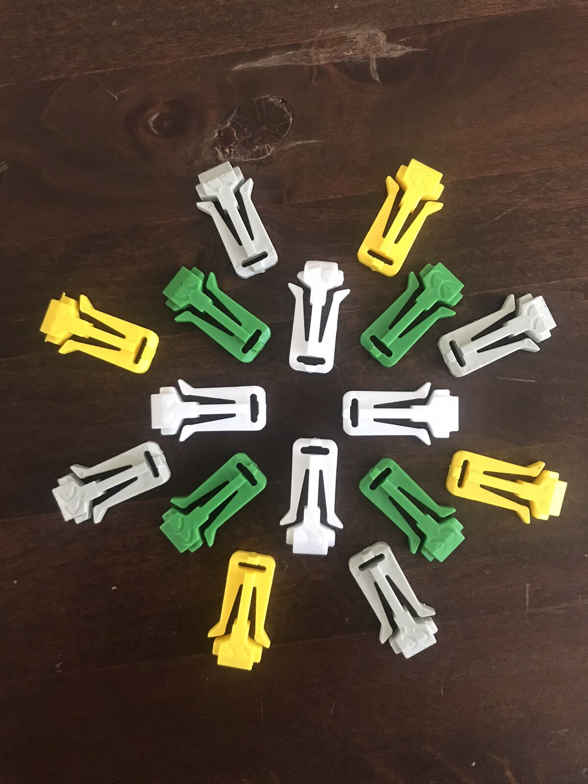 1000 * MCB Clips YELLOW, Merlin Gerin, Schneider, Square D, Din Rail ...