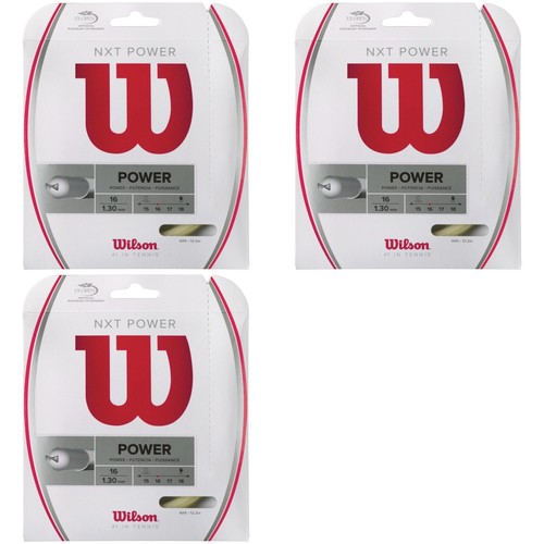 Wilson NXT Power tennis string (sets/reel) | eBay