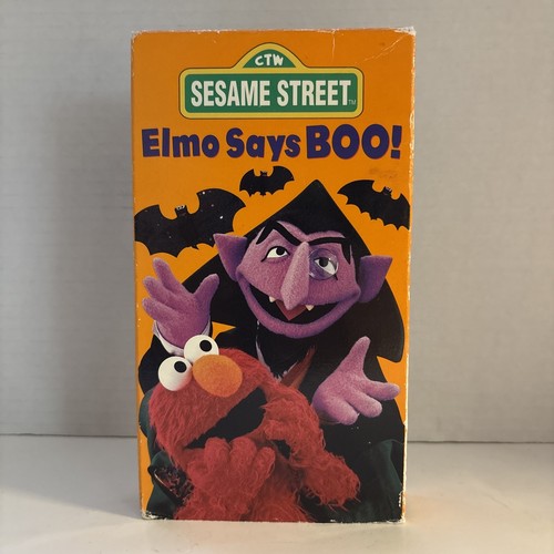 Sesame Street: Elmo Says BOO! VHS Tape 1999 Halloween | eBay