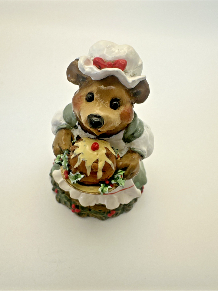 Wee Forest Folk "Plum Pudding!" BB-9 Annette Petersen 1997 Green Polka ...