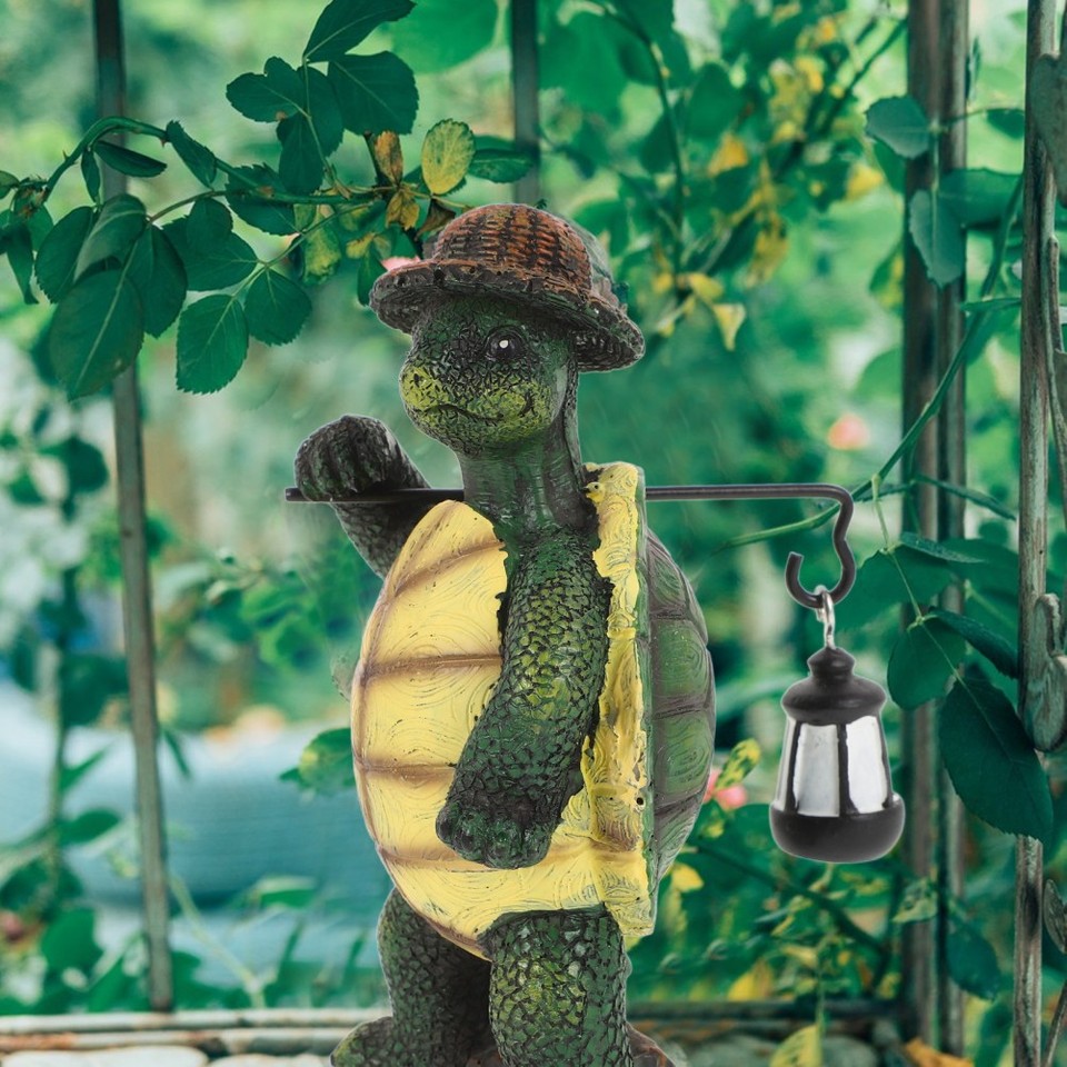 Funny Garden Turtle Figurine Decor for Home Mini Resin Decoration ...