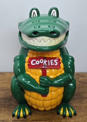 The Original Alligator Cookie Jar 1999 Talking Cajun Crocodile Novelty ...