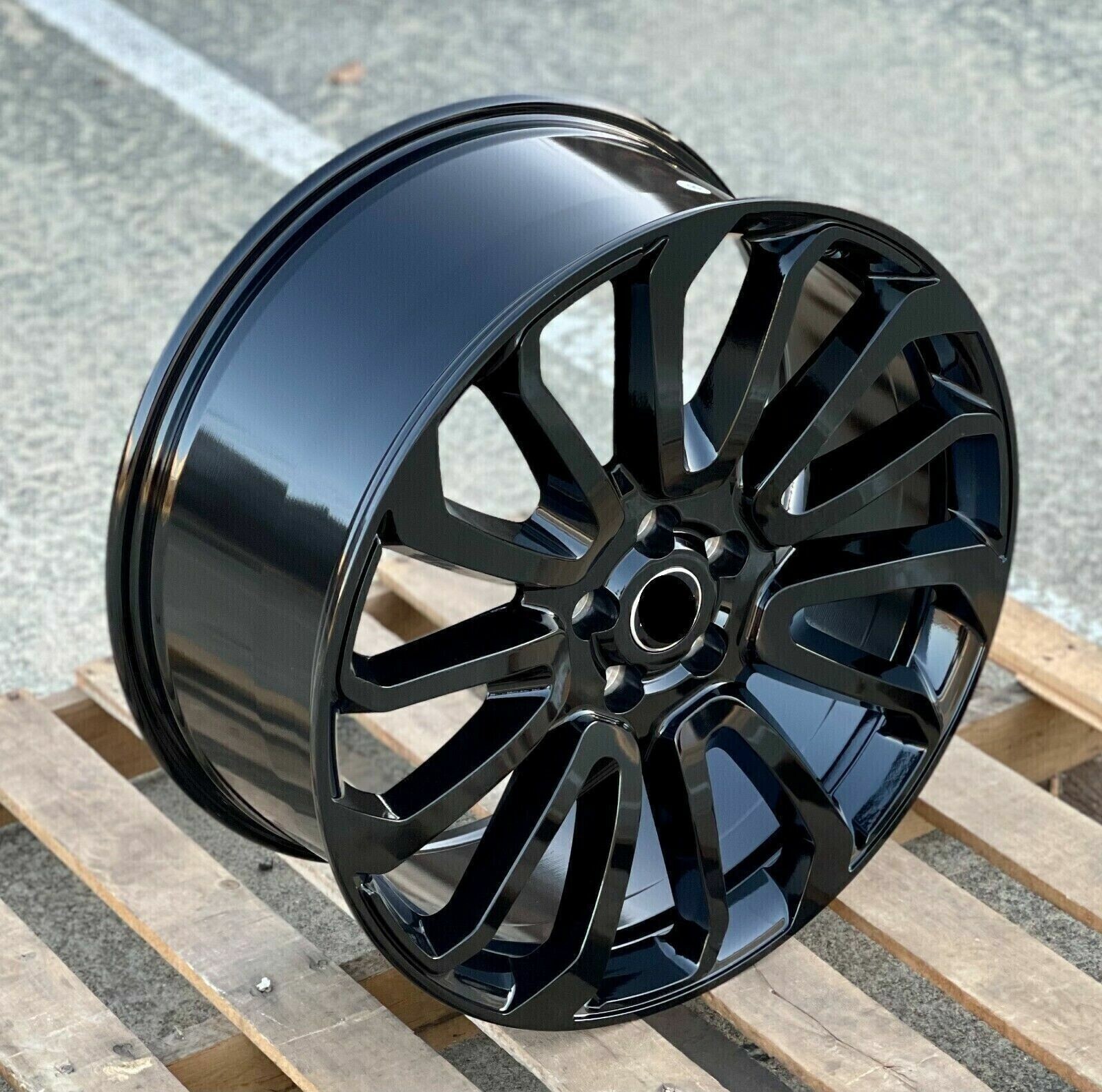 24x10 Wheels Fit Range Rover Land Rover HSE Sport Gloss Black 24 Inch ...