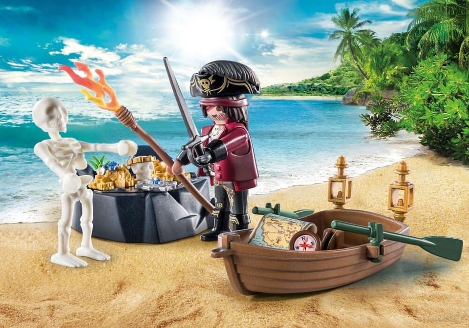 Playmobil Pirates 71254 - Pirate with Rowing Boat 4008789712547| eBay