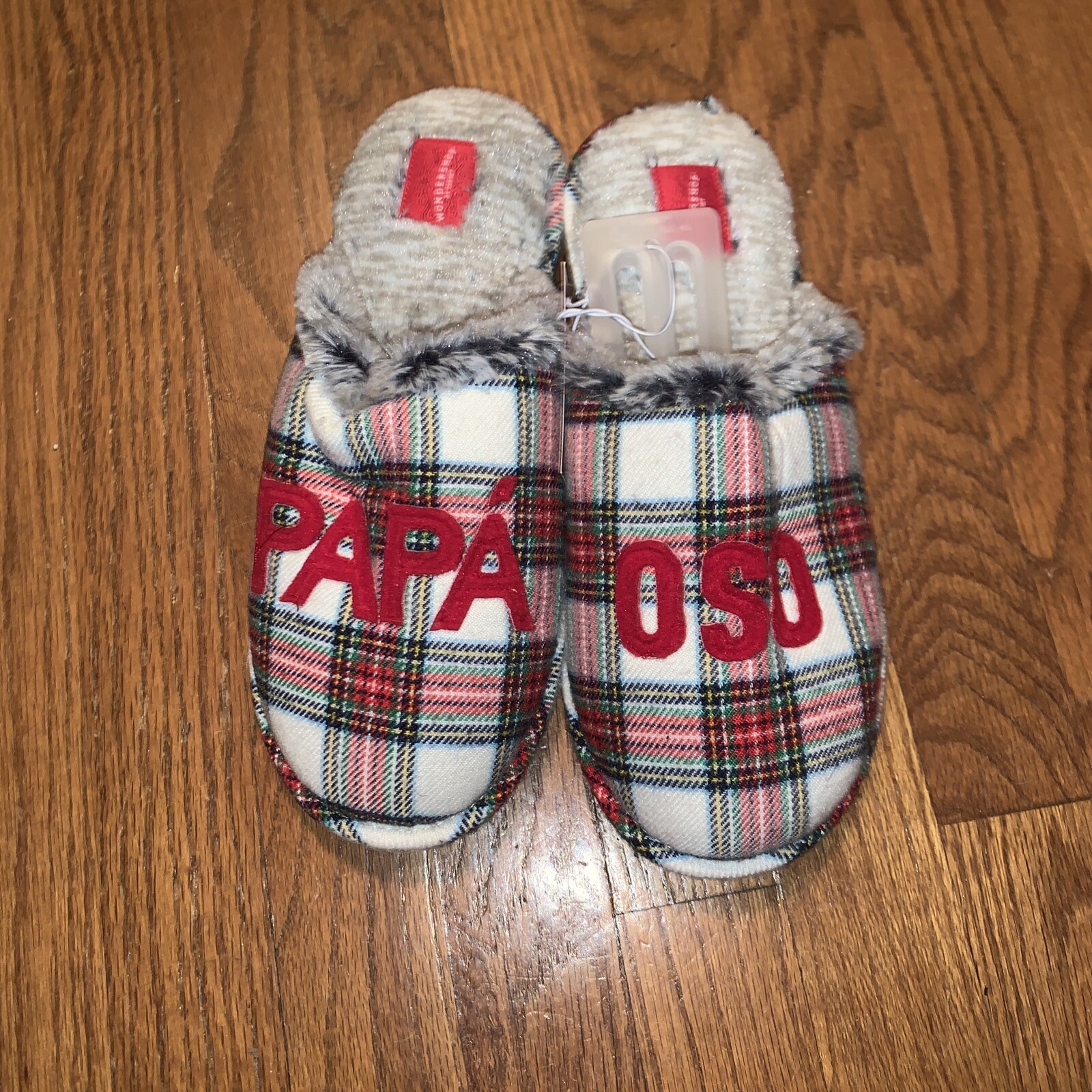 PAPA OSO Daddy Bear Wondershop Lounge Comfort Slippers Latino NEW S 7 8 ...