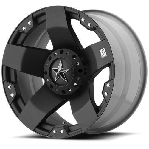 4-XD Series XD775 Rockstar 17x8 6x135/6x5.5" +10mm Matte Black Wheels ...