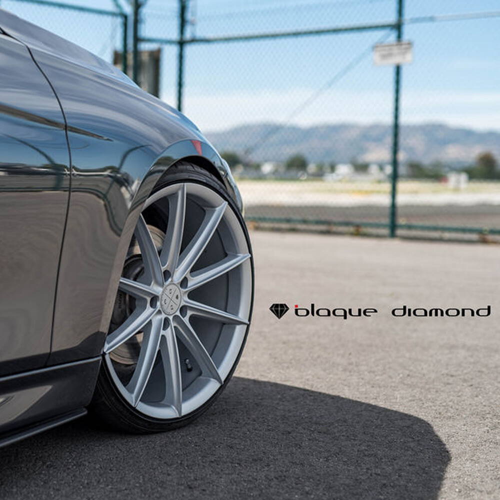 19" BLAQUE DIAMOND BD11 SILVER CONCAVE WHEELS RIMS FITS BMW E46 325 330 ...
