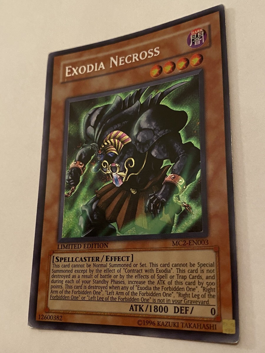 Yugioh Exodia Necross Mc2en003 Limited Edition Secret MC2 EN003 EXODIA