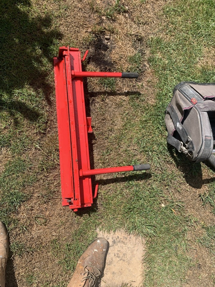 Sheet Metal Folder / bender. 600mm Clarke. vice mounted | eBay UK