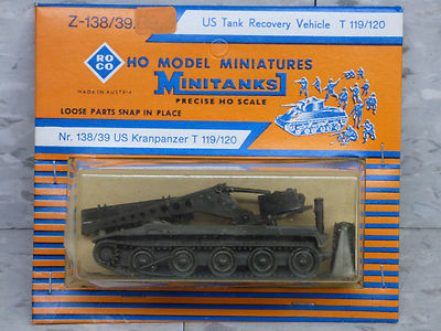 Roco Minitanks (NEW) Modern US T 119/120 Tank Recovery Vehicle Lot 245 ...