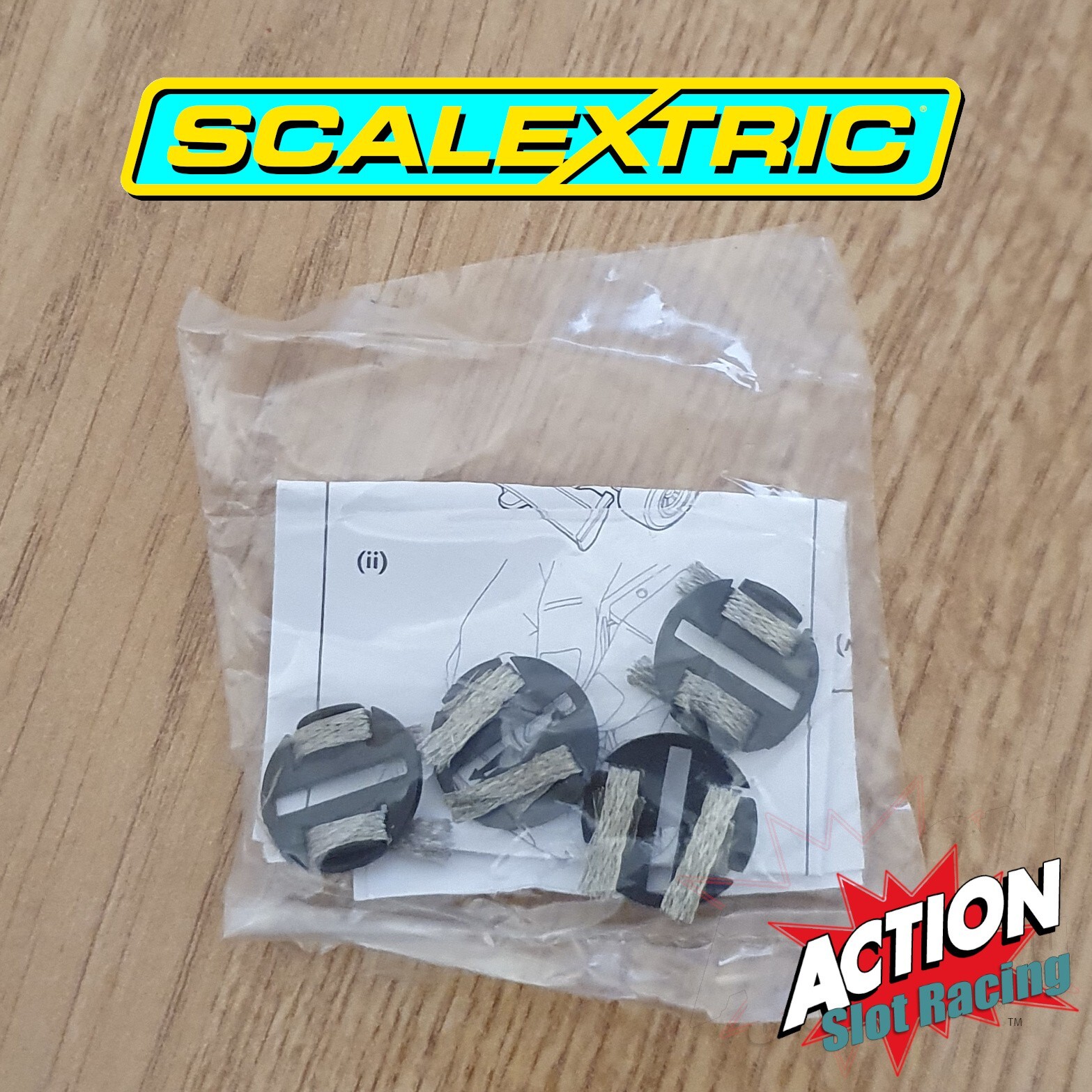 Scalextric Sport C8329 Quick-Fit Pickup Plates With Braids x 4 BNIP ...