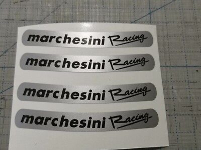 Set Adhésifs pour Jantes Marchesini Racing Noir Argent | eBay