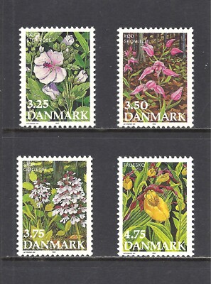 DENMARK SCOTT 920 - 923 MNH SET - 1990 ENDANGERED PLANT SPECIES | eBay