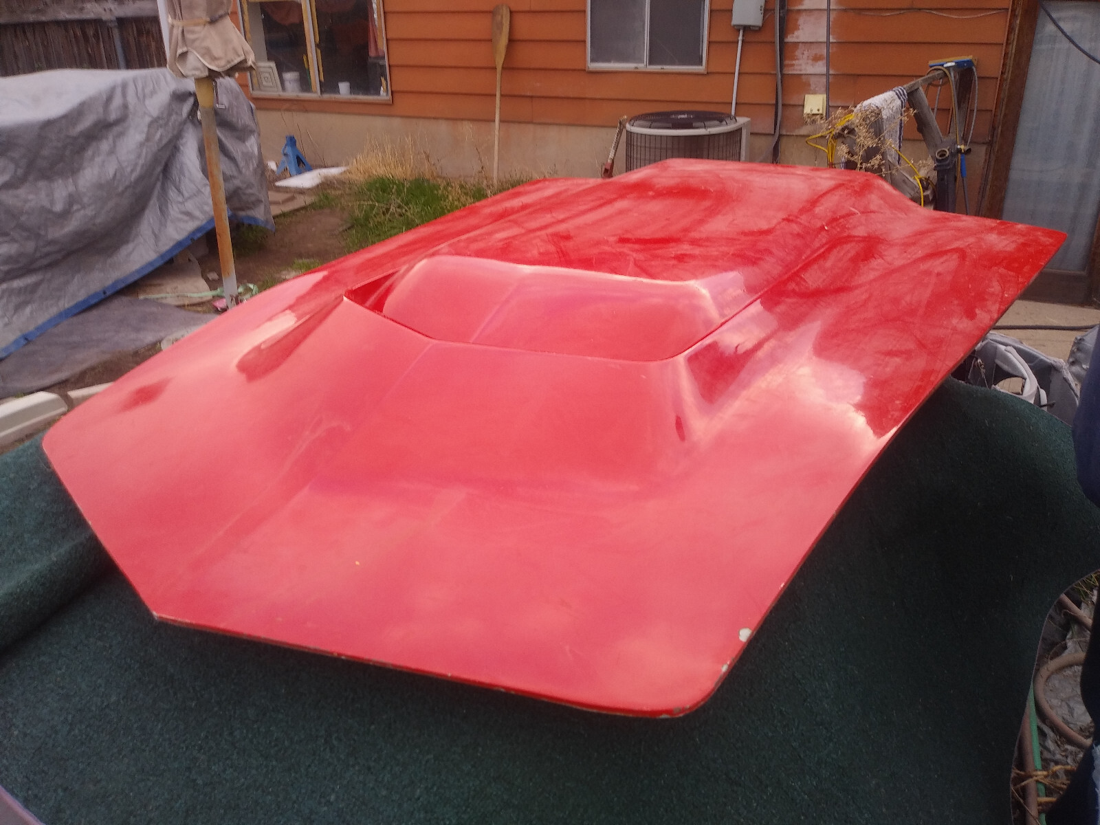 1968-1969 Original GM Corvette L88 Hood w/an UNCUT Cold Air Box GM ...