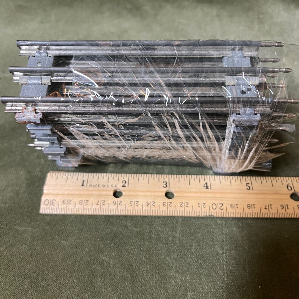 Lot of 7 Pieces Vtg Marx Track O27 Gauge 3-Rail, 5in Straight | eBay