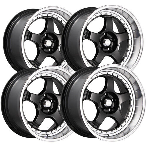 (Set of 4) Konig SSM 18x9 5x4.5" +50mm Gloss Black Wheels Rims 18" Inch ...