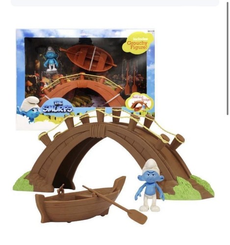 THE SMURFS VILLAGE BRIDGE & BOAT PLAYSET NEW IN BOX 2011 | eBay