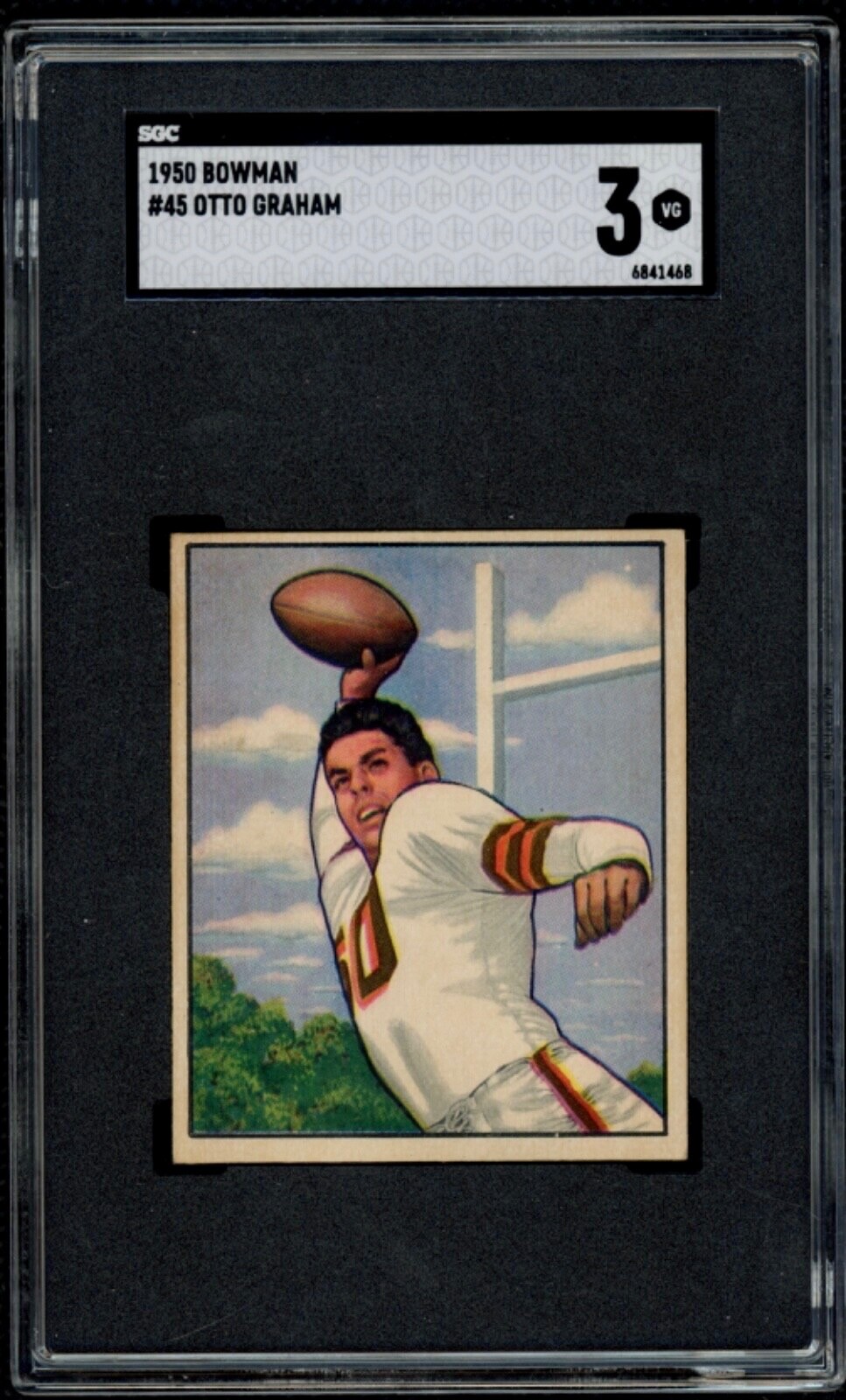 1950 Bowman #45 Otto Graham ROOKIE RC HOF ** Cleveland Browns SGC 3 | eBay