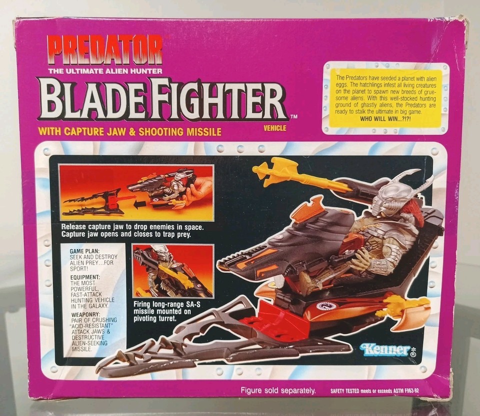 Vintage Predator BLADE FIGHTER Vehicle w/ Capture Jaw & Shooting Missile *READ* | eBay