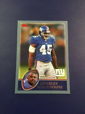 2003 Topps # 55 CHARLES STACKHOUSE New York Giants Sharp LOOK ! | eBay