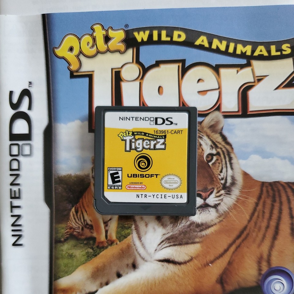 Petz Wild Animals Tigerz Nintendo DS Complete CIb 8888163961| eBay
