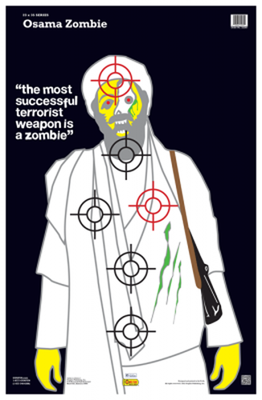 Zombie Shooting Target Sheets Ten Sheets Of Eight Inch Stick And
