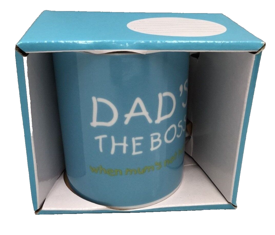 GENERIC " DAD`S THE BOSS WHEN MUM`S NOT HOME " - 370ML COFFEE MUG ...