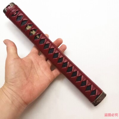 30CM Tsuka Handle Leather Ito Japaness Samurai Sword Katana DIY Parts ...