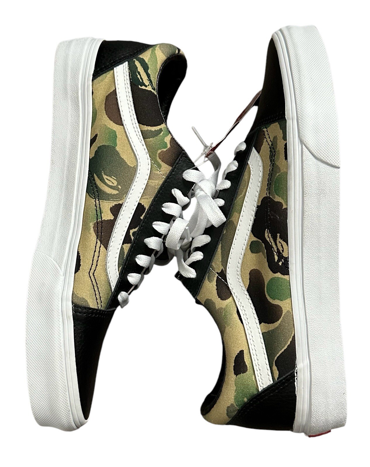 Vans Customs Old Skool Camo Black Camouflage Shoes Sn… - Gem