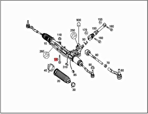 Genuine MERCEDES C207 C215 C216 C218 S204 Combi-hexagon head bolt ...