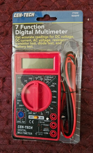 Cen-Tech 7 Function Digital Multimeter | eBay