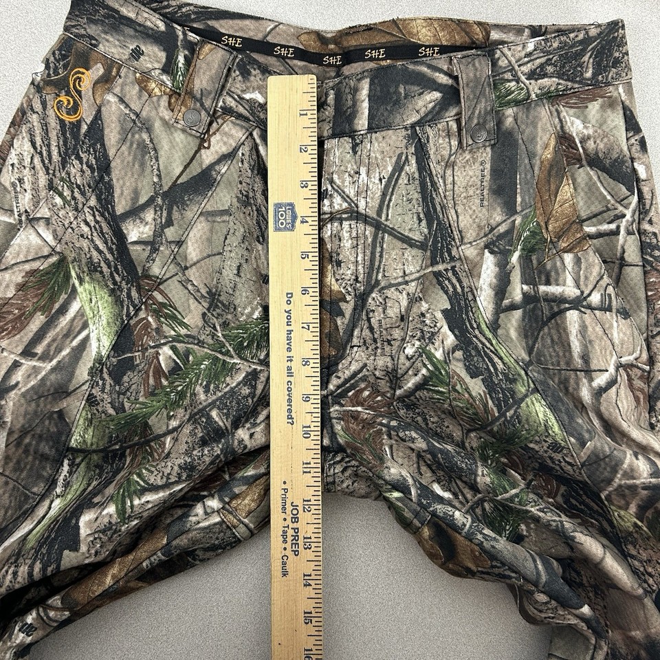 SHE Outdoor Women’s M Fleece Lined Realtree Camouflage Hunting Cargo ...