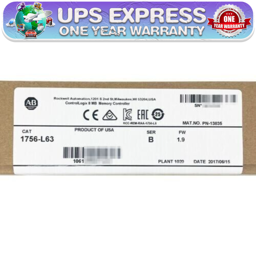 1756-L63 AB Memory Controller Free Tax 1756-L63 ZGB1 | eBay