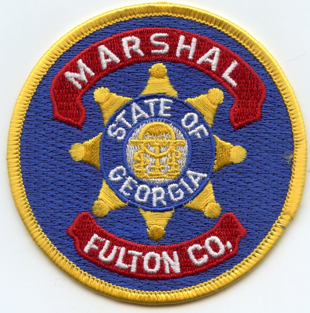 FULTON COUNTY GEORGIA GA round MARSHAL sheriff police PATCH | eBay
