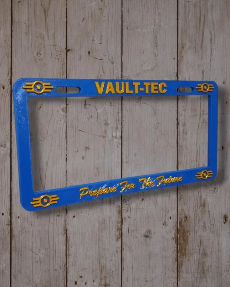 Fallout Vault-Tec Prepare for the Future License plate frame / cover | eBay